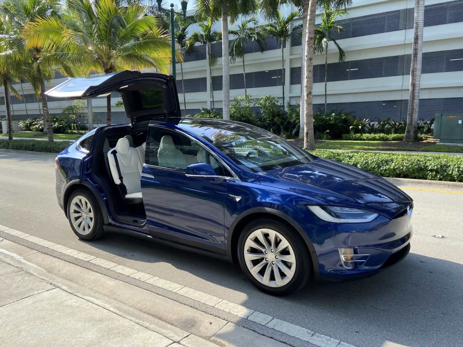 Tesla Model X electric car - super brutal electric car